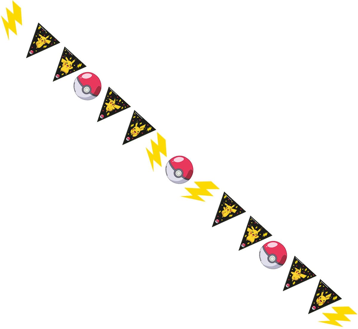 Dekorasjoner :: Pokémon :: Videospill :: Pokémon Pikachu Garland 3,3 m